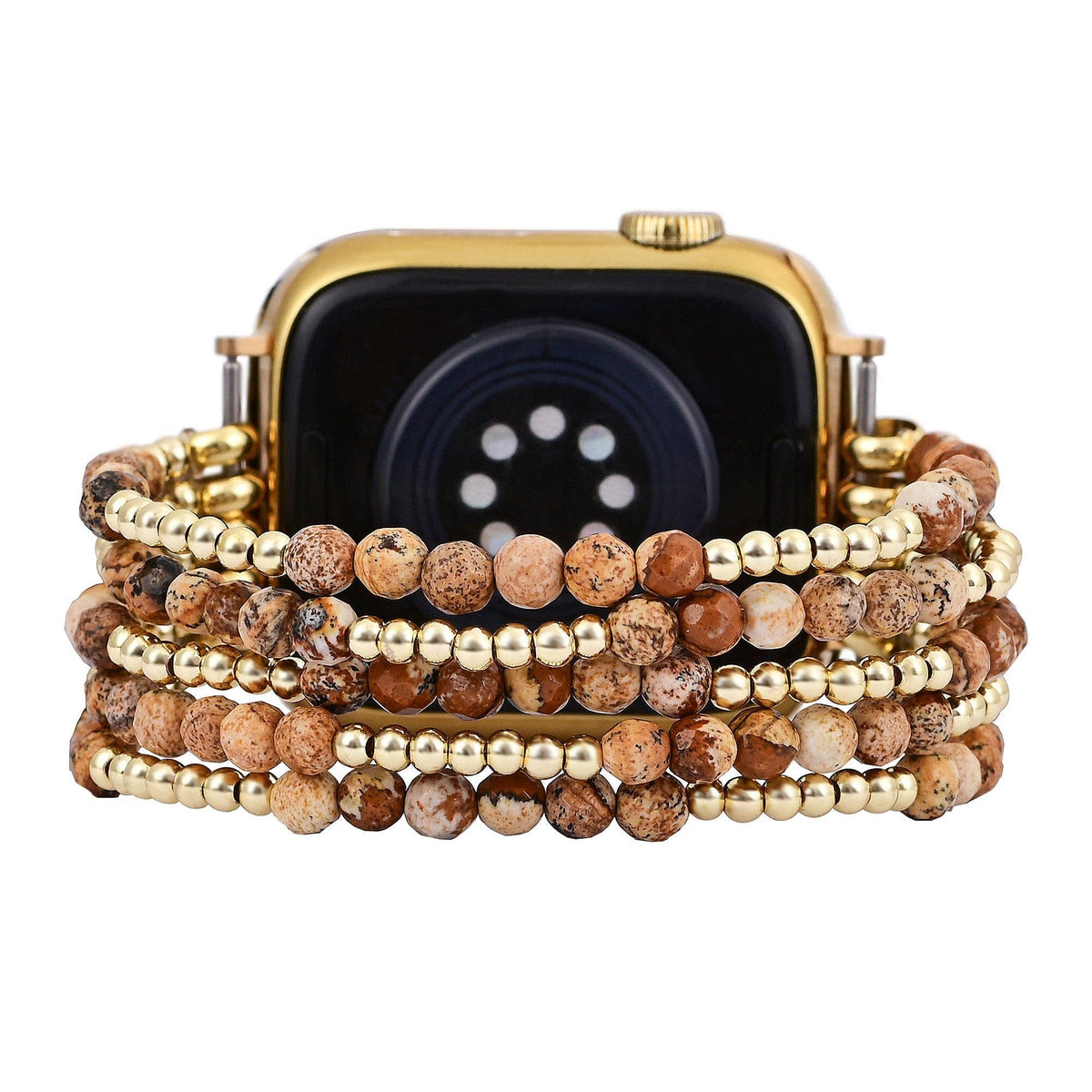 Cape Diablo - Golden Earth Jasper Stretch Apple Watch Strap – Simple ...