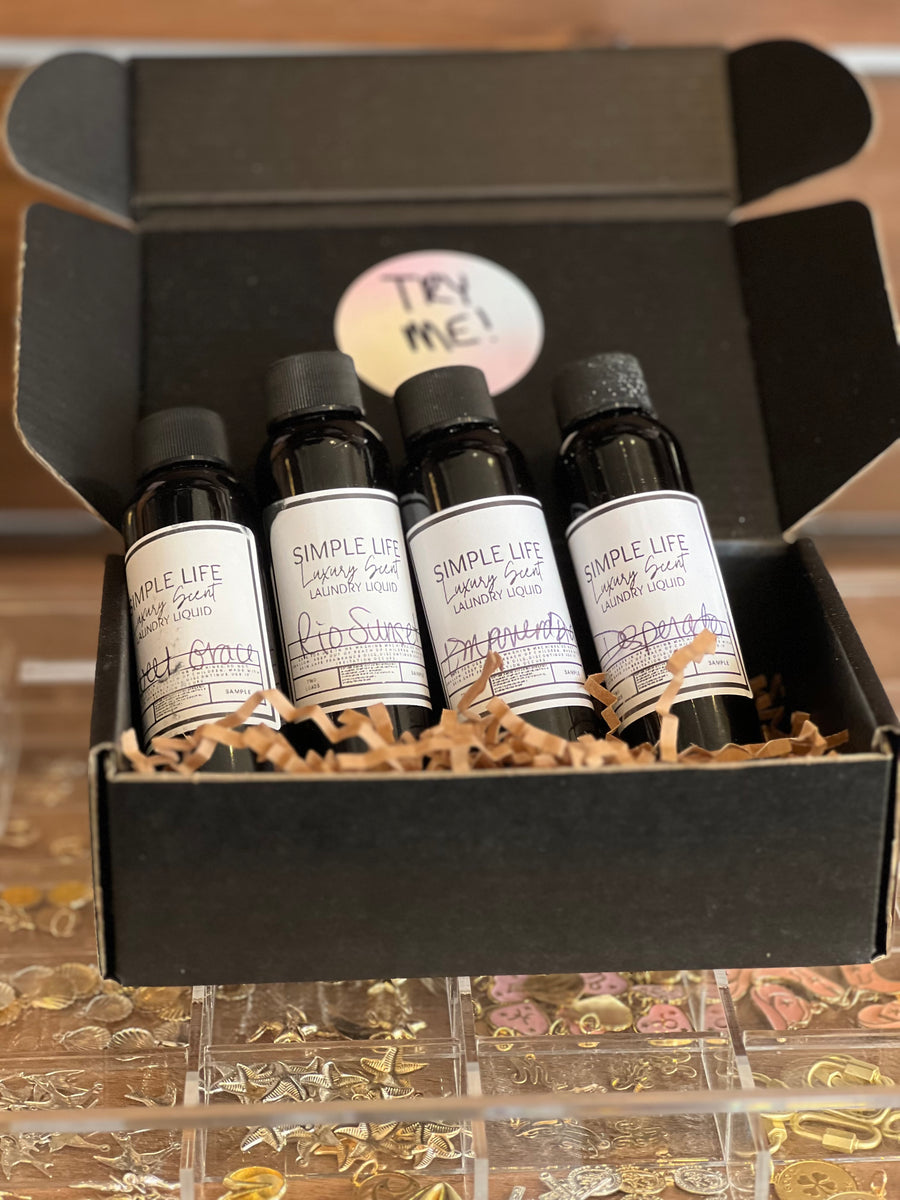 Luxury Scent Laundry Sample Pack – Simple Pleasures ~ Bountiful Treasures