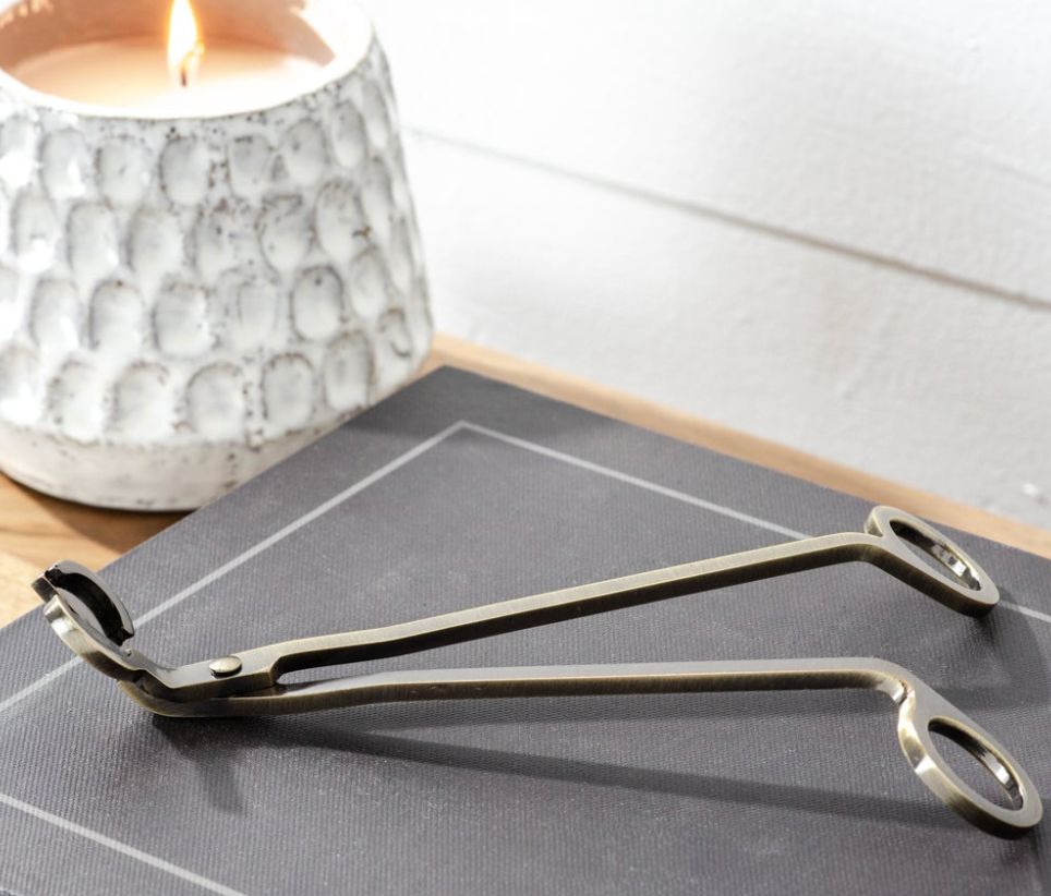 Brushed Gold Wick Trimmer – Simple Pleasures ~ Bountiful Treasures