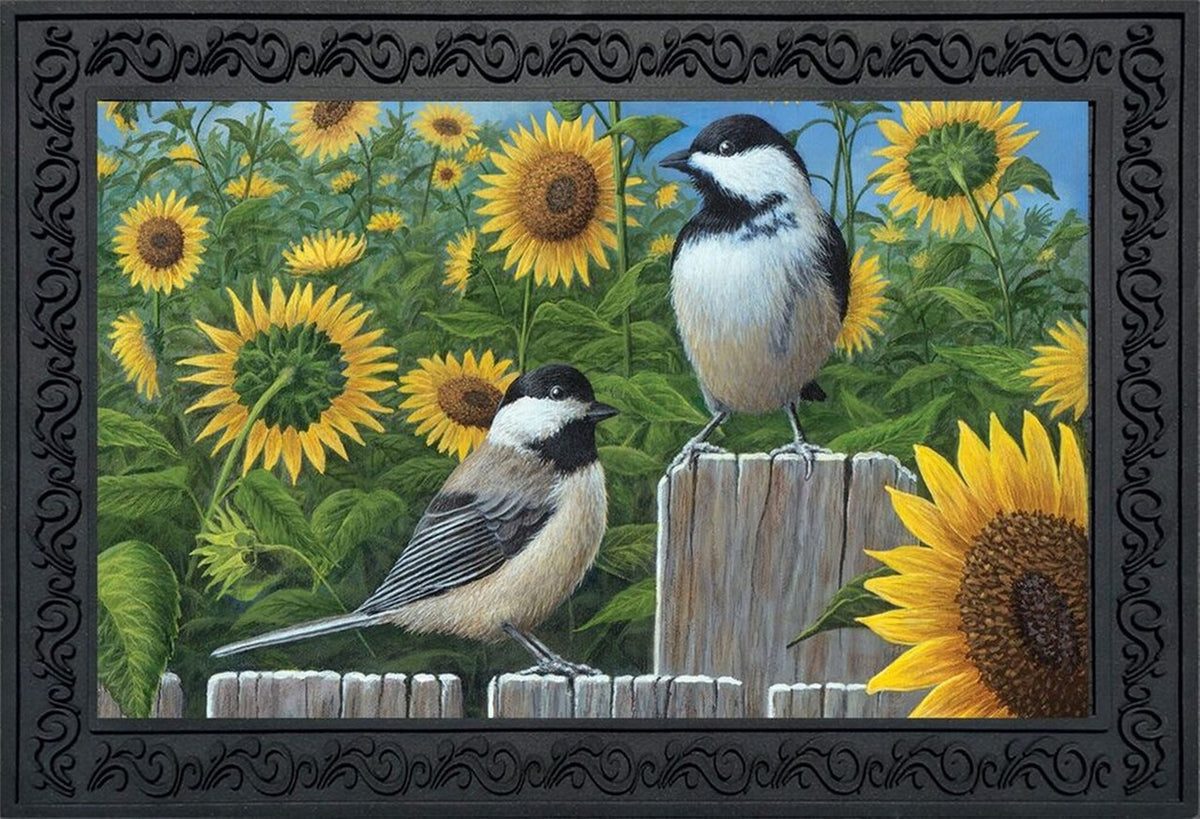 Chickadee & Sunflower – Simple Pleasures ~ Bountiful Treasures