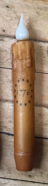 7" Stenciled Timer Taper – Simple Pleasures ~ Bountiful Treasures