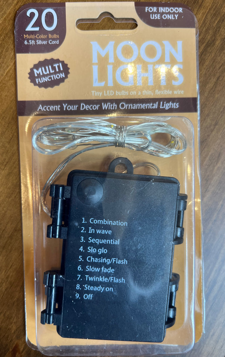 Multi Color Bulb Moon Lights - Battery with Timer – Simple Pleasures ...